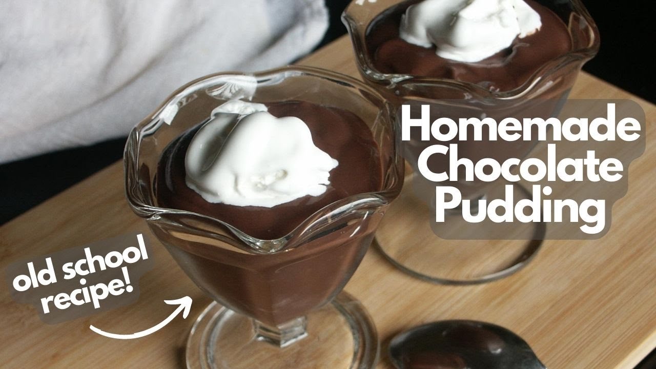 Chocolate Pudding ~ Old School Recipe