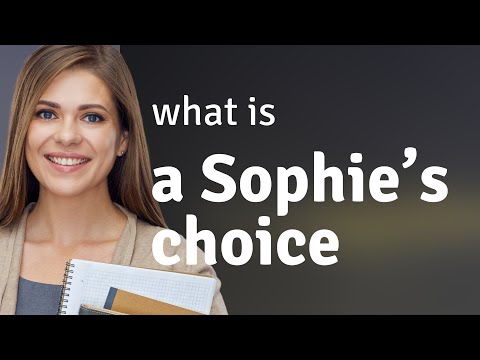 Understanding "A Sophie’s Choice": A Deep Dive into its Meaning and Use