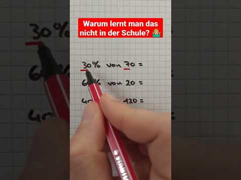 Prozentrechnen könnte so einfach sein 😎😌
