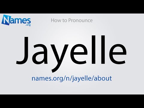 How to Pronounce Jayelle