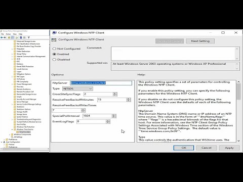 How To Synchronize Time Between Domain And Client Computers Using Group Policy Windows Server 2022