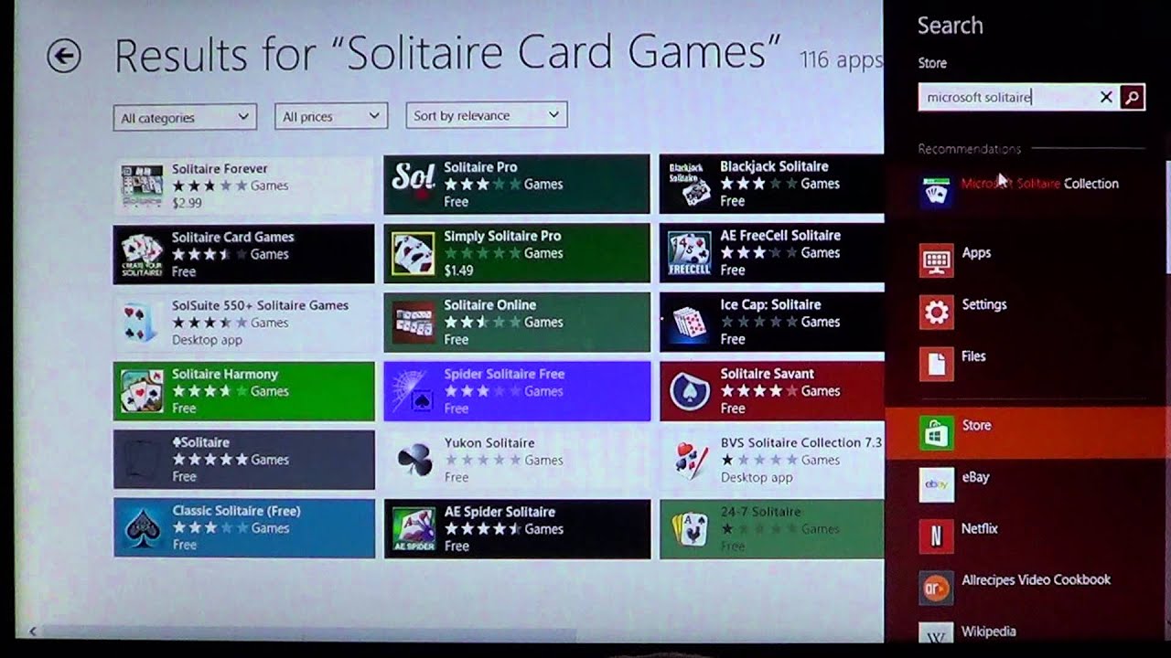 Windows 8 app review Microsoft solitaire collection