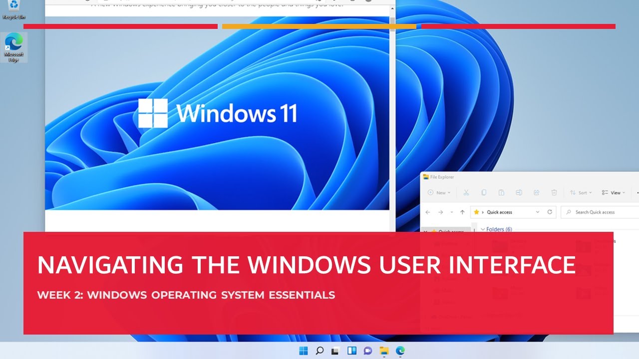 Navigating the Windows User Interface | Computer Essentials and Digital Literacy Course