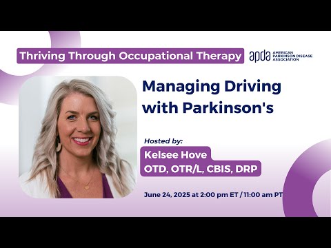 Thriving Through Occupational Therapy: Managing Driving with Parkinson's