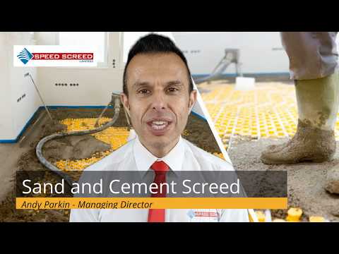 Sand And Cement Screed Find Out Andy's Thoughts - All You Need To Know About Sand And Cement Screed