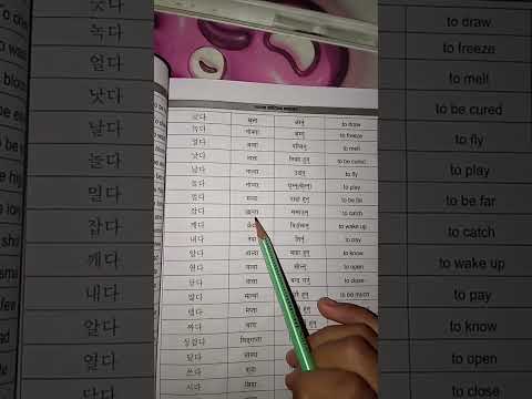 part 13 / Korean verb meaning in Nepali / Korean basic language in Nepali #koreanbasic