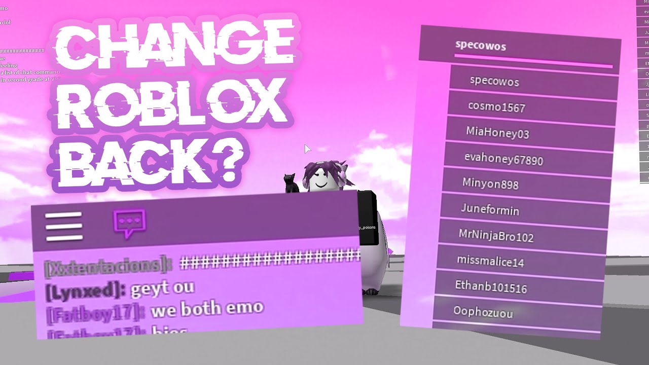 MAKE ROBLOX OLD AGAIN? (ROBLOX 2016 COREGUI SCRIPT)