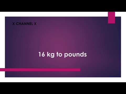 16 kg to pounds