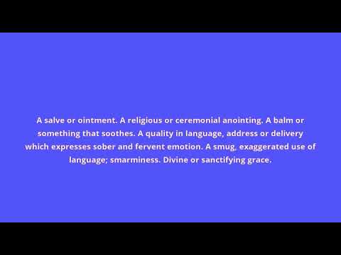 what is the meaning of unction
