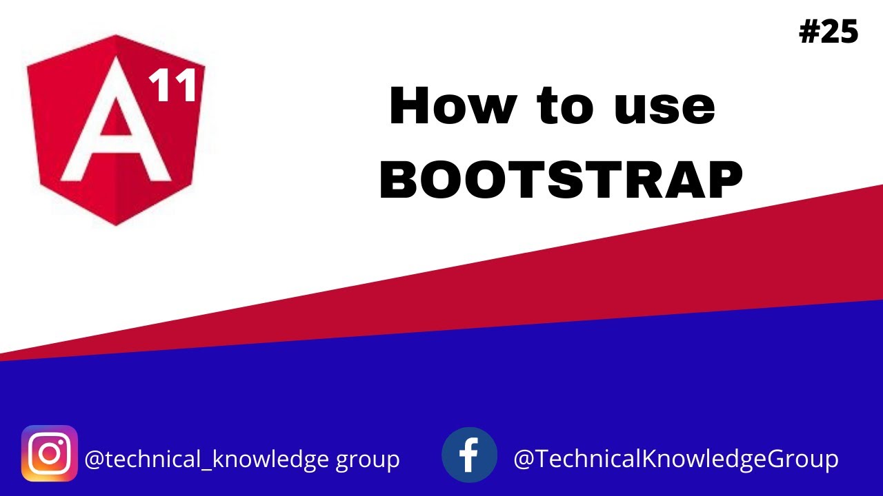 Angular 11 - Bootstrap in Angular 11 #tutorial 25