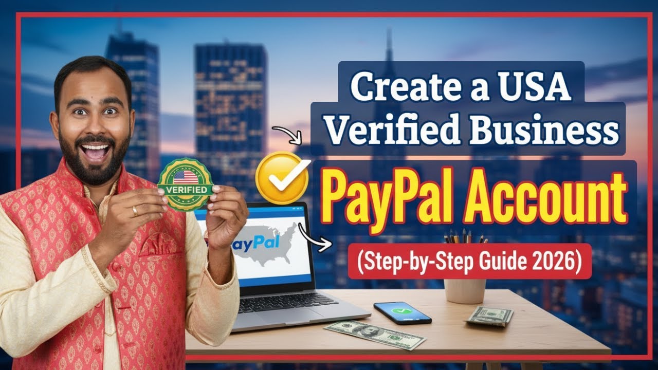 Create a USA Verified Business PayPal Account (Step-by-Step Guide 2026)
