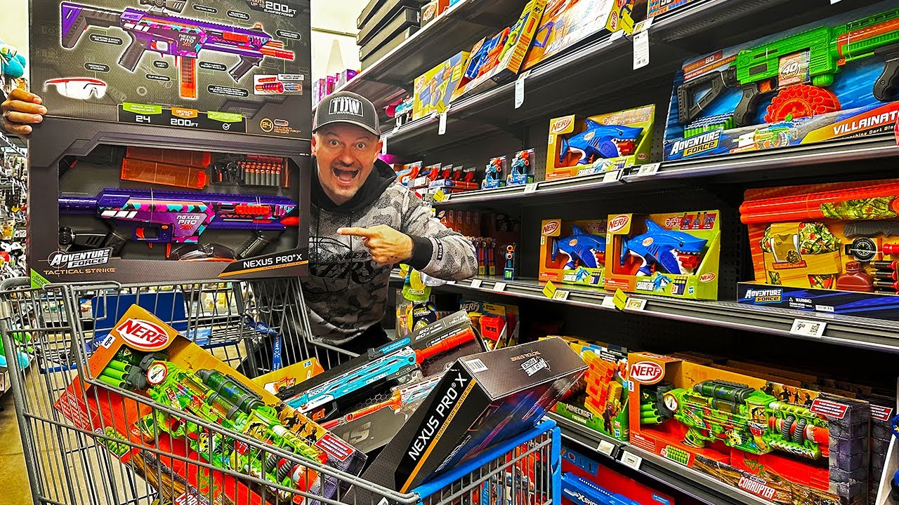 NERF GUNS at WALMART Supercentre!