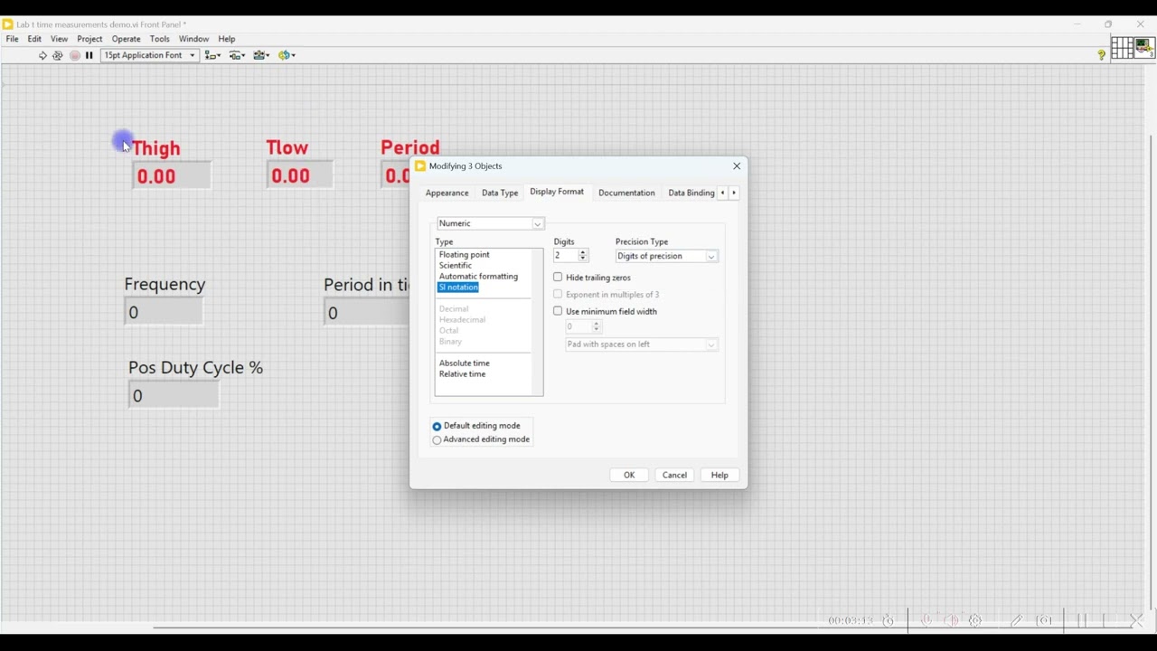 Microcomputer Interfacing Lab 5 -- timing measurements