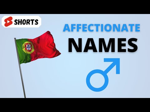 Cute Affectionate Names For Men In Portuguese #shorts