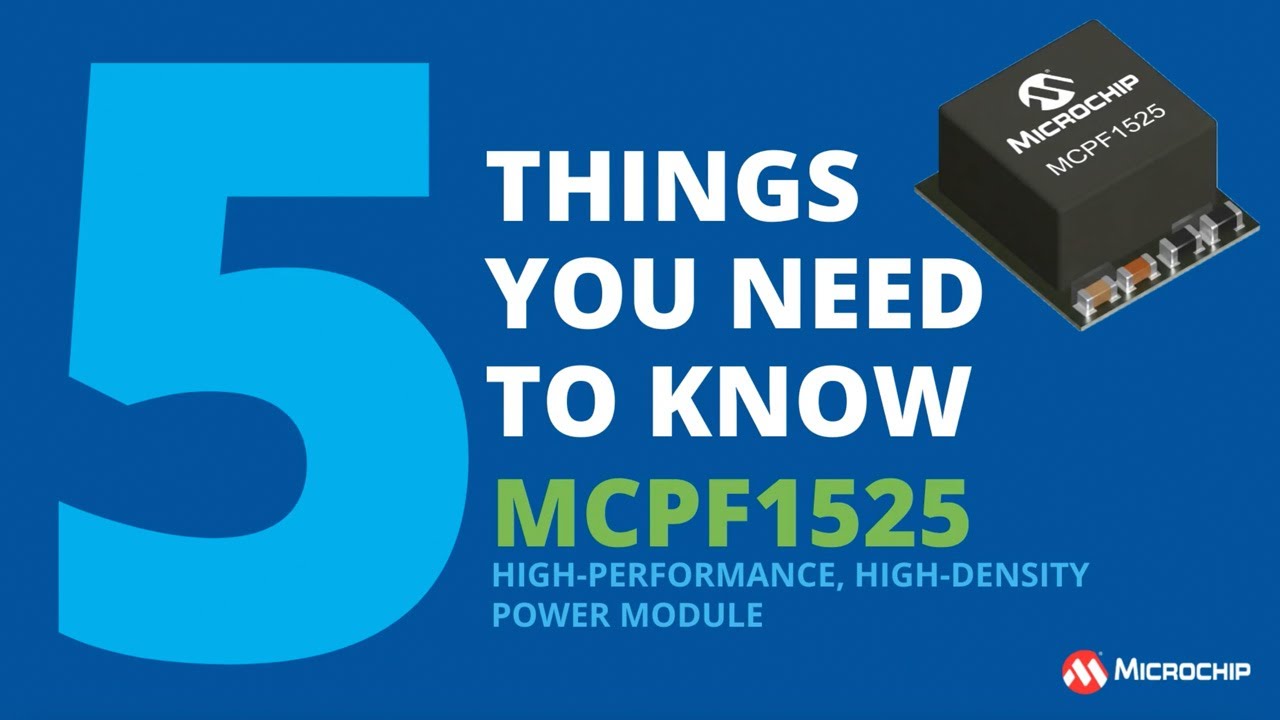 MCPF1525 - Five Things You Need to Know