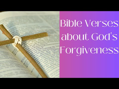 Bible Verses about God's Forgiveness of Sin | Fabulous Club