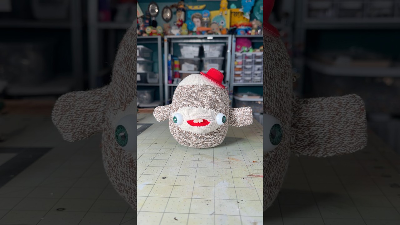 Making a sock monkey blob