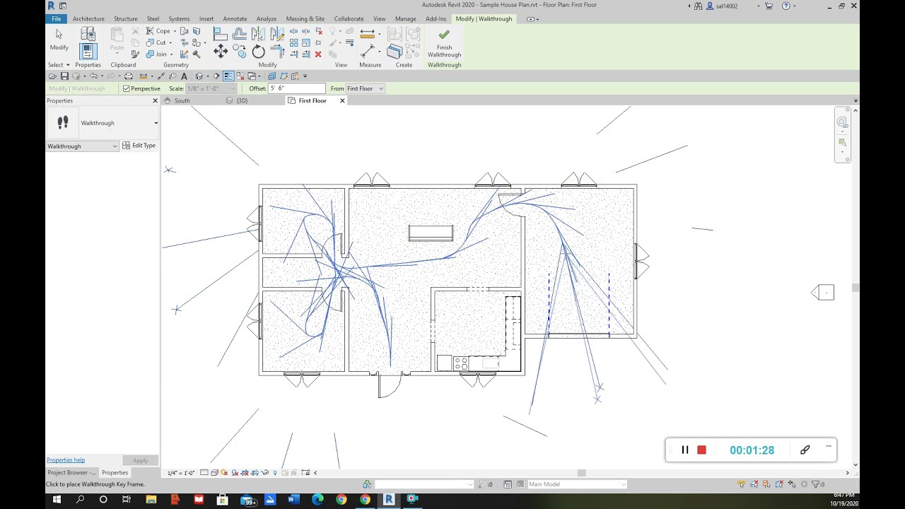 How to Create a Walkthrough in Revit