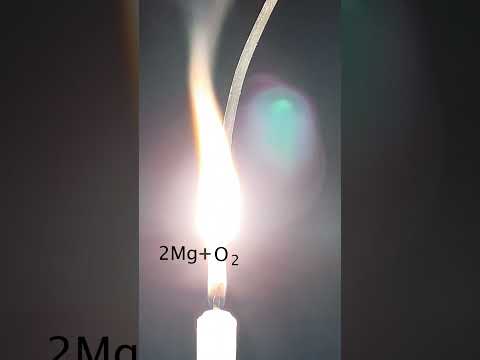 Burning of magnesium