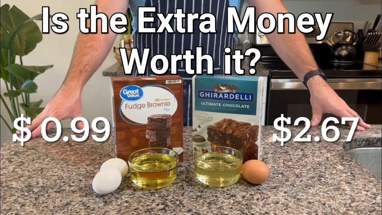 Brownie Mix Faceoff: Great Value Vs. Ghirardelli | Is It Better?