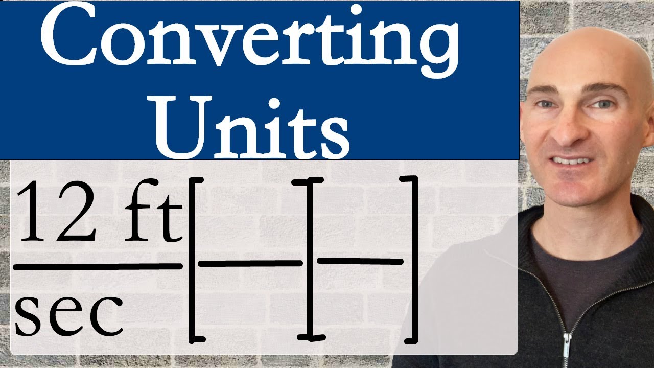 Dimensional Analysis Easy Method for Math (Converting Units)