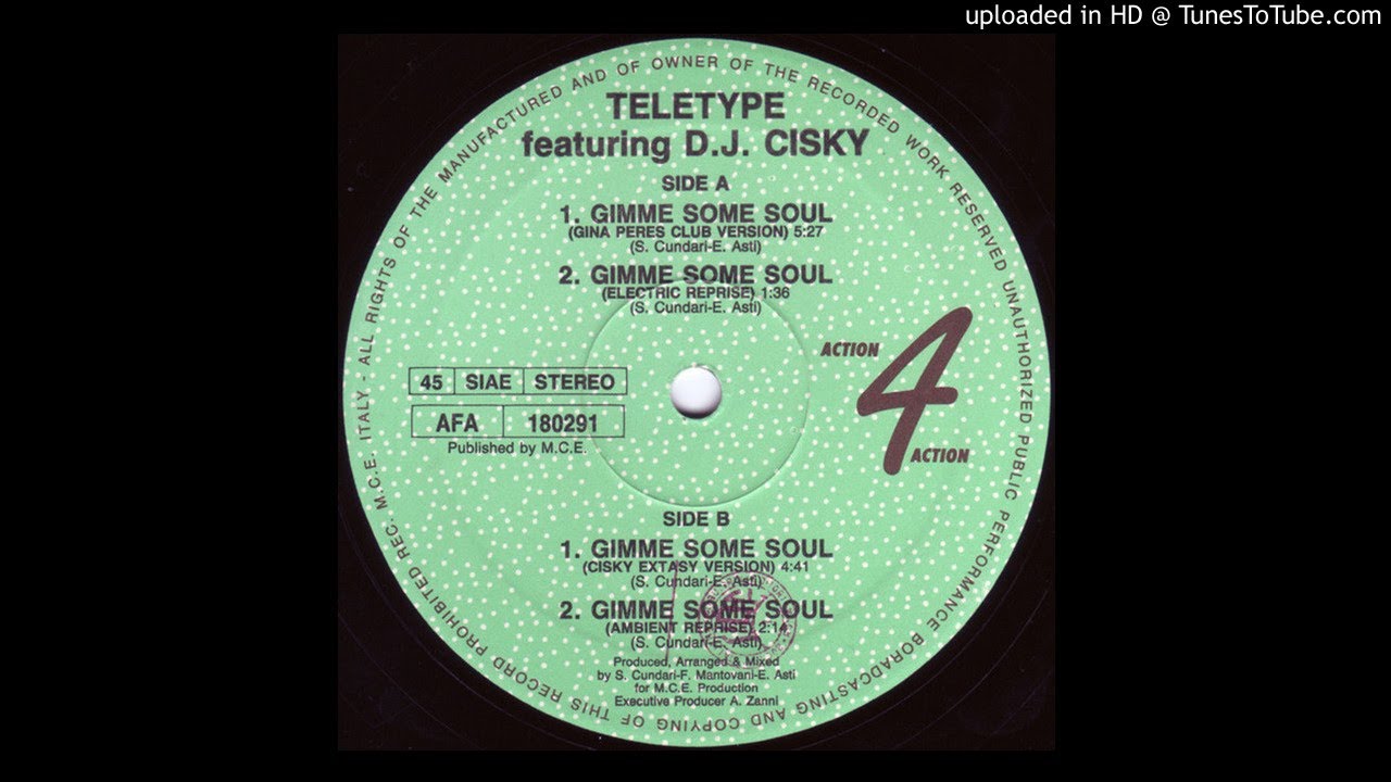 Teletype feat. D.J. Cisky -- Gimme Some Soul (Gina Peres Club Version)
