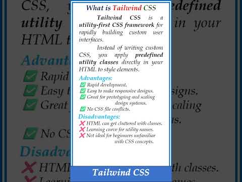 What is Tailwind CSS?