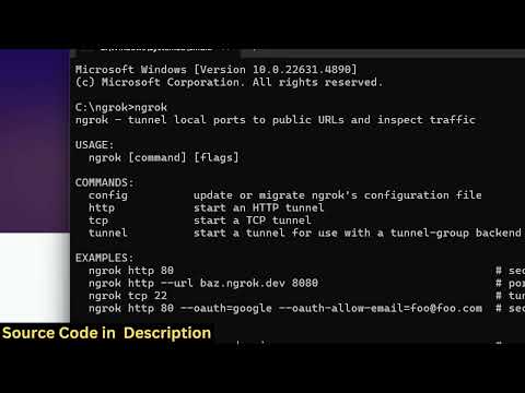 How to Download & Install NGROK in Windows | ngrok is not recognized as command Error