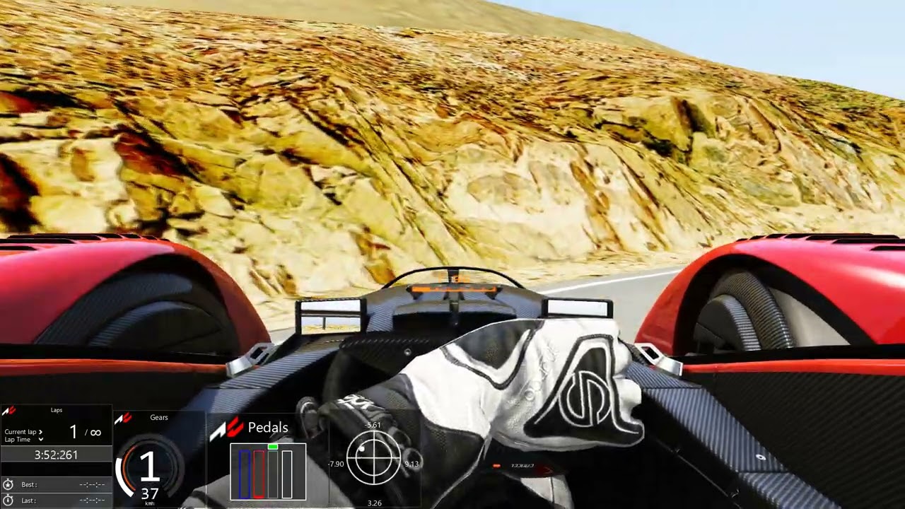 Assetto Corsa Pikes Peak Red Bull X2010 S1 World Record 5:48.106 Onboard