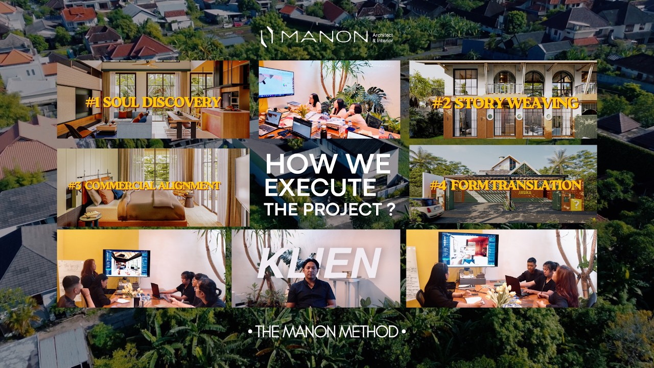 How We Execute Projects? - The Manon Method - Manon Design Studio