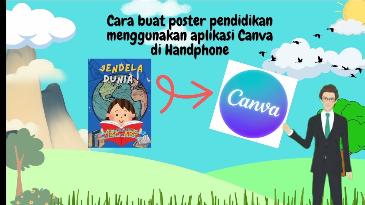 Cara Buat Poster Pendidikan Menggunakan Aplikasi Canva di Handphone