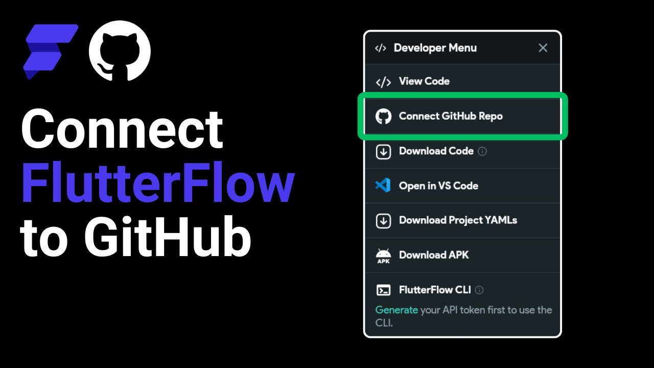 How To Connect Your FlutterFlow Project To A GitHub Repo