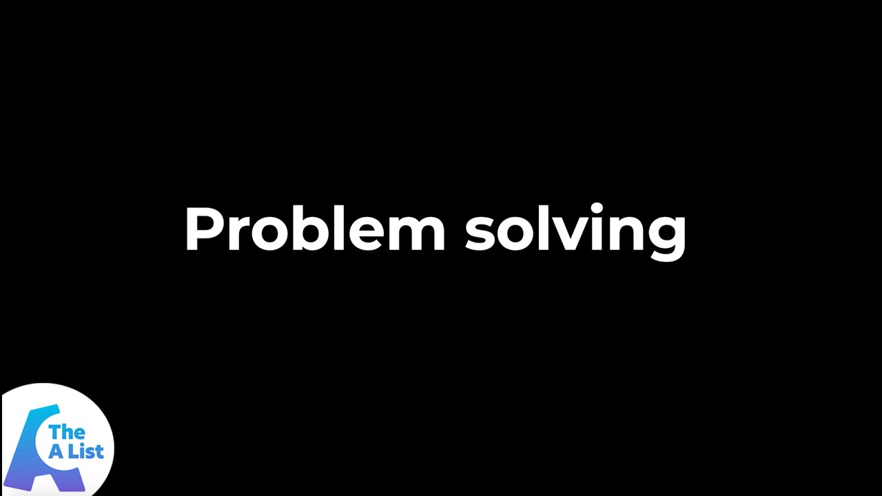 Problem Solving - What is it and why does it matter?