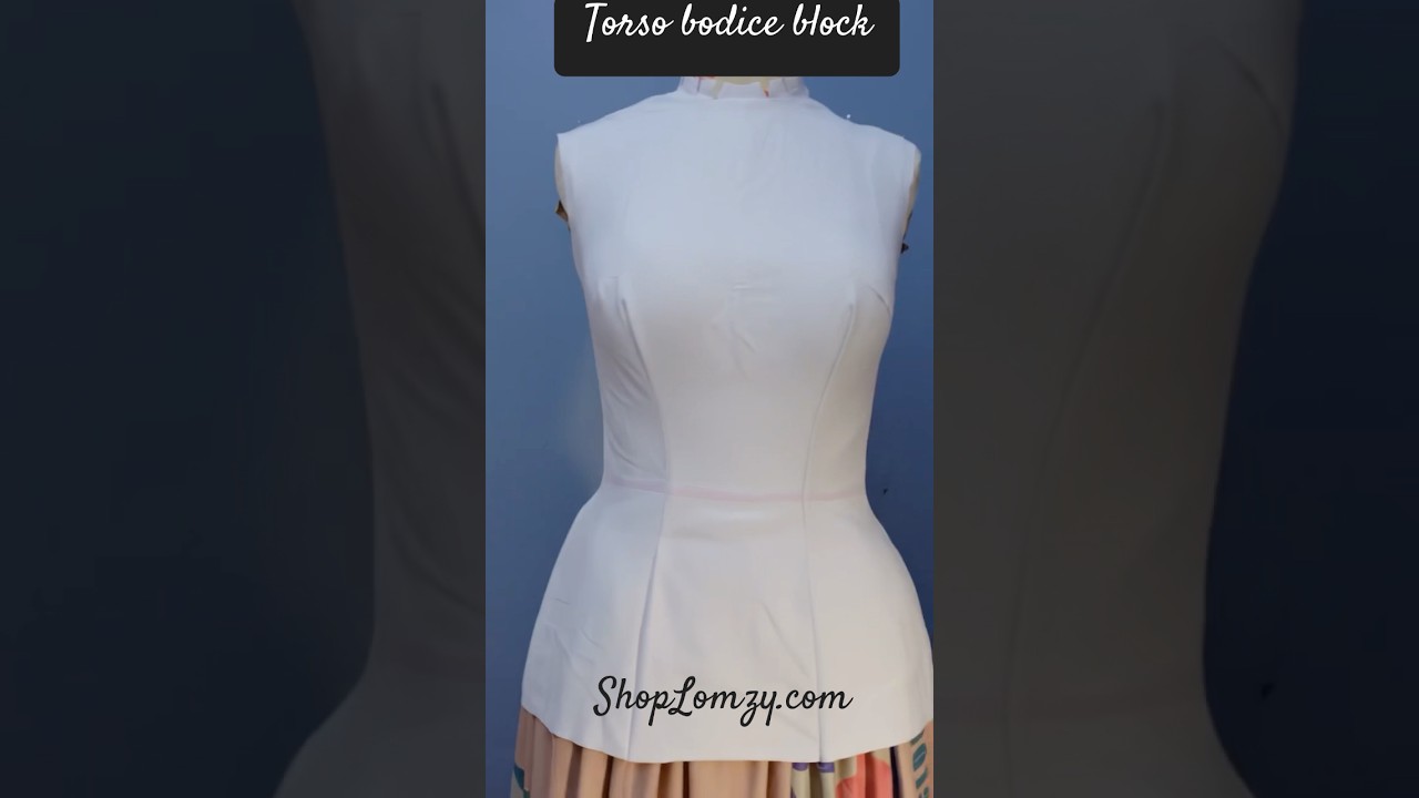 PDF Torso Basic Block in Layered A4/US Letter, A0 & Optimized for Projector files UK 4 - 22 #pdf