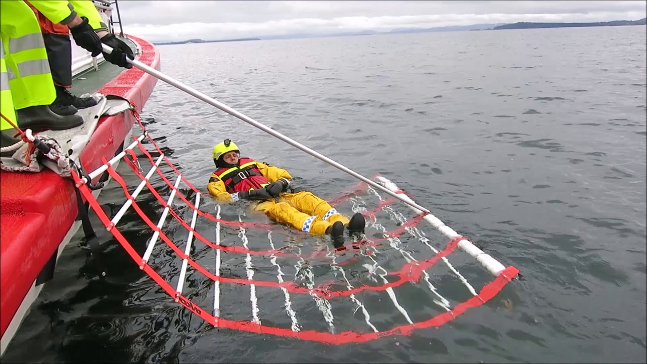 Man overboard recovery with Dacon Rescue Frame - Strait Supplies