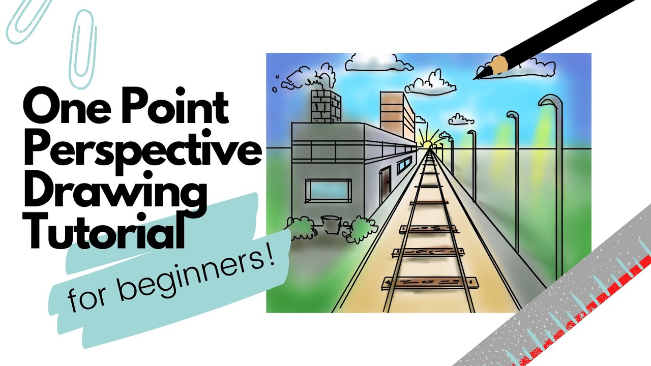 One point perspective tutorial for beginners!