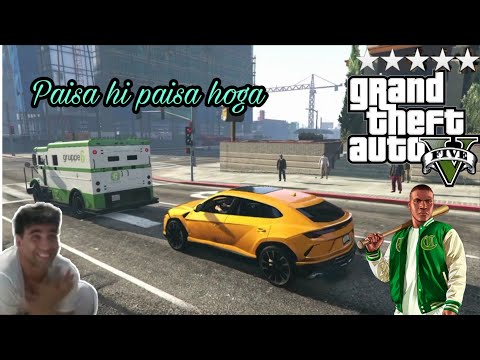 Robbing a security van (Gruppe 6) for money || GTA V