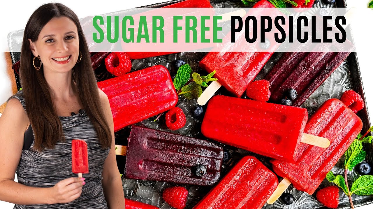 SUGAR FREE POPSICLES: 5-Minute Prep, Just 3 Ingredients, All Natural!