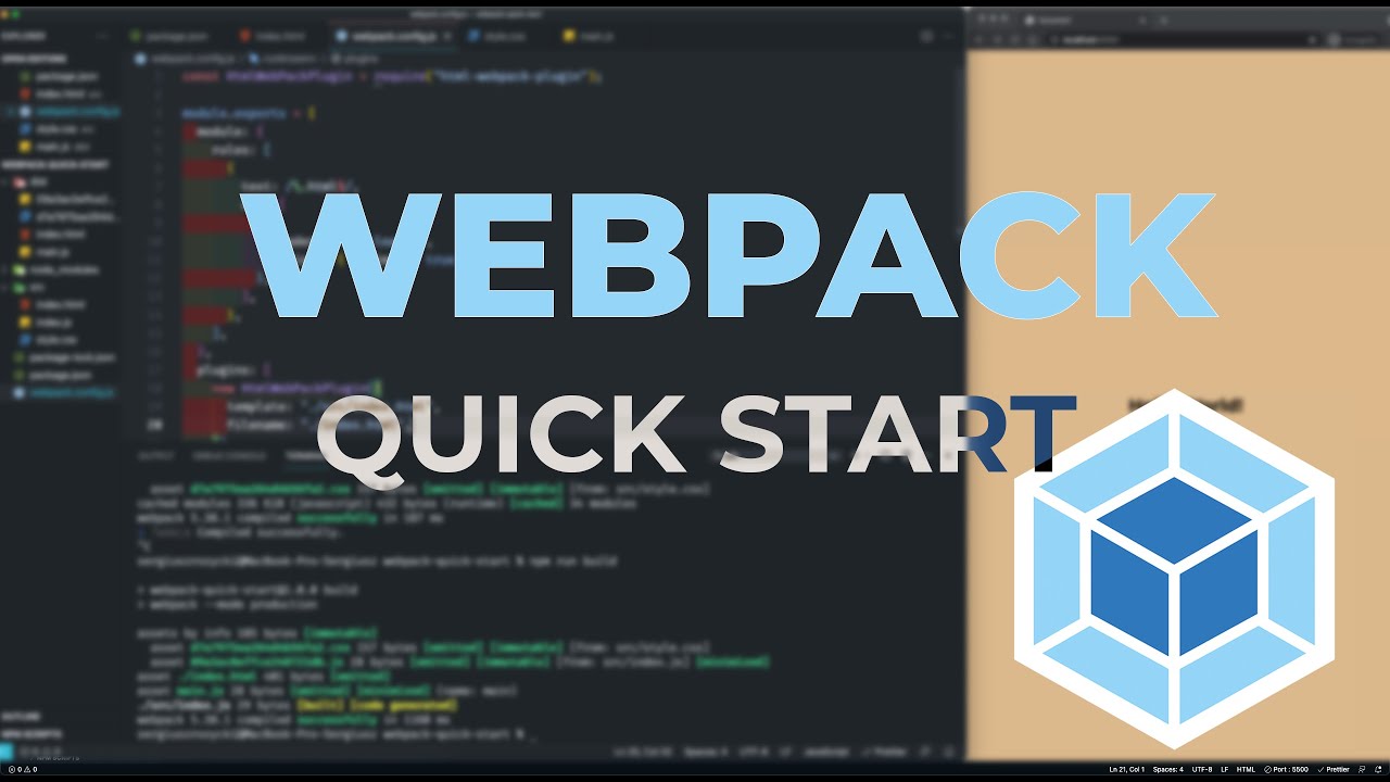 Webpack bundler Quick Start (Basic Setup)