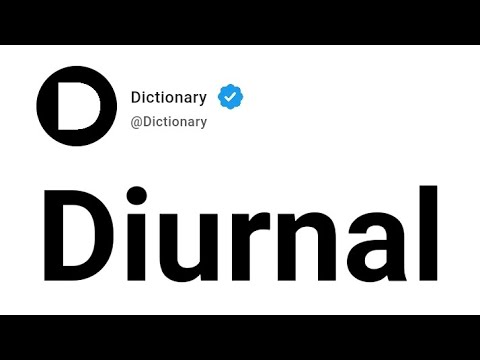 Diurnal Meaning In English