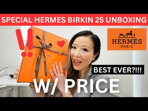 SPECIAL HERMES BIRKIN 25 UNBOXING w price | Most special B25 in my Hermes collection