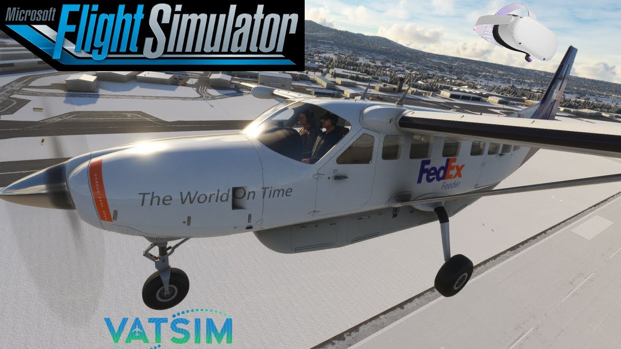 C208 Caravan With Analog Gauges in VR + VATSIM! | 2 Sector Freight Dogging! - Community Events ...