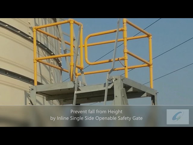 Industrial Aluminum Railing - Fall Protection Temporary Handrail ...