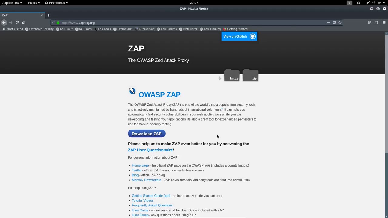 Introduction to OWASP ZAP Scanner and Proxy tool