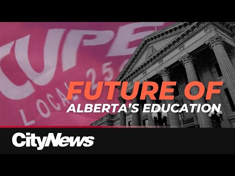 Alberta education workers rally for increased education spending in budget 2025