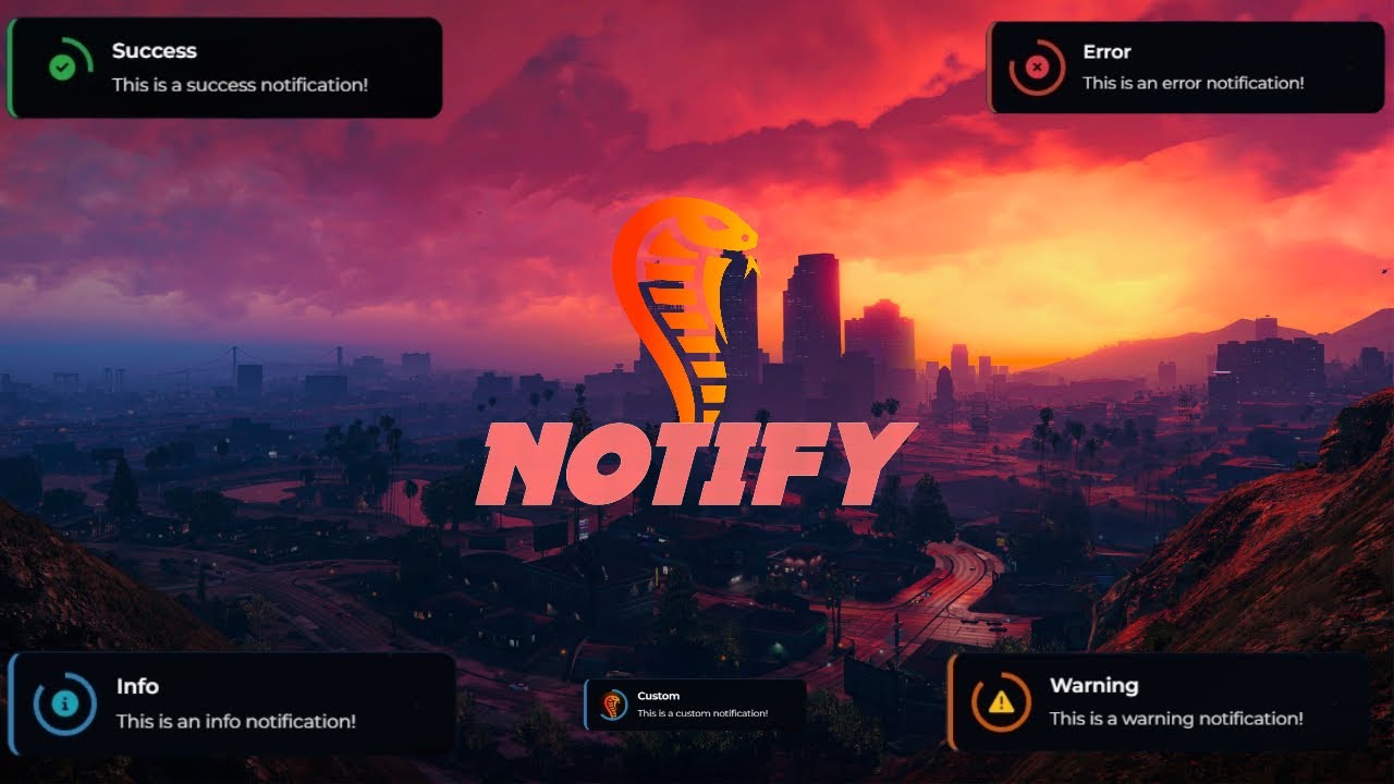 FiveM Notification Script 1.1 | [STANDALONE]