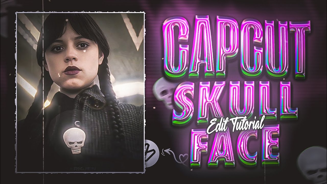 How To Make Skull Face Edit In Capcut Tutorial || DarkJen