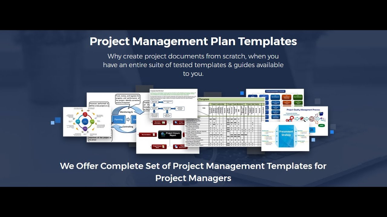 Project Management Plan Templates Excel, Word, PDF