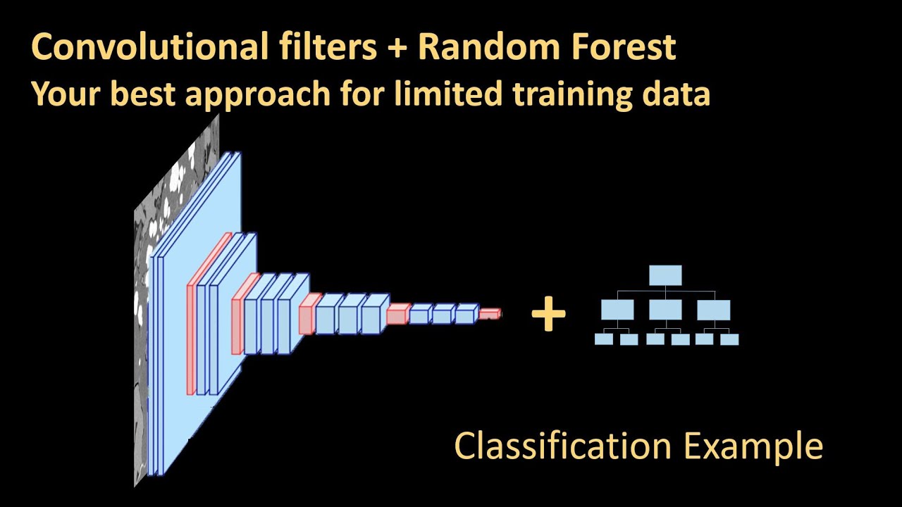 158 - Convolutional filters + Random Forest for image classification.