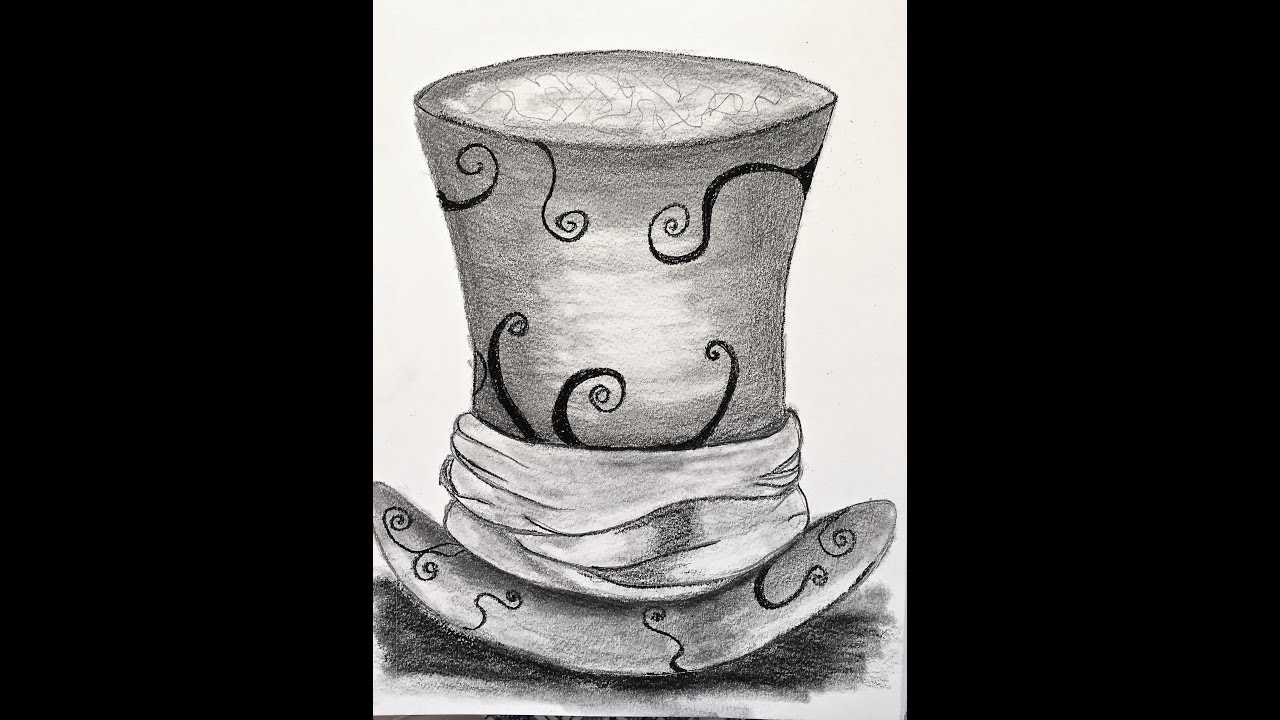 How to Draw the Mad Hatter Hat (Step by Step)